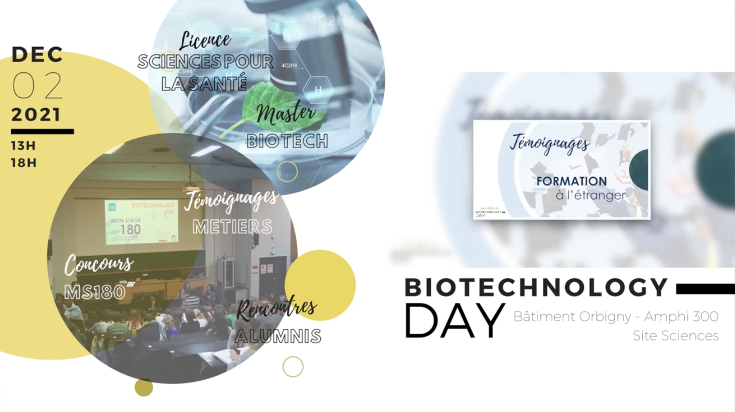 Videos - Retour En Images 2021 Biotechnology Day